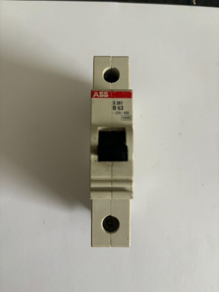 ABB S261 C40 40 AMP 6KA SINGLE POLE MCB CIRCUIT BREAKER