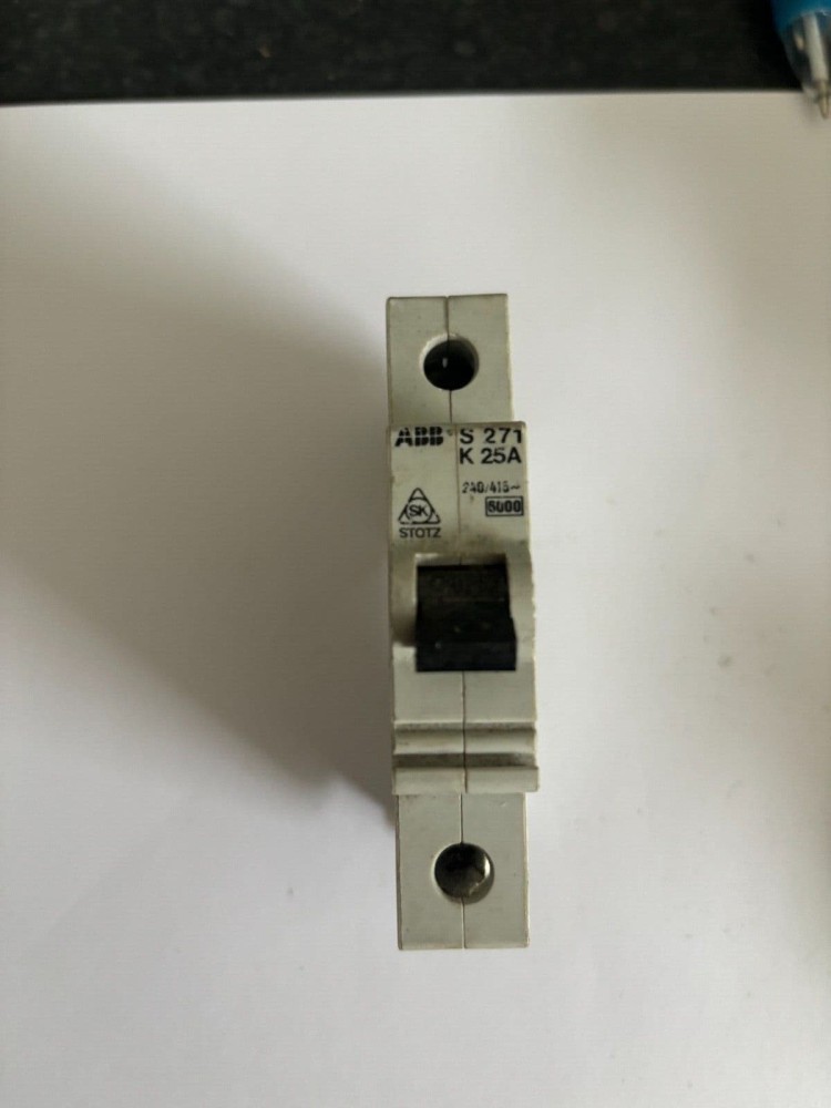 ABB STOTZ S271 K 10A 10 AMP 6KA SINGLE POLE MCB CIRCUIT BREAKER