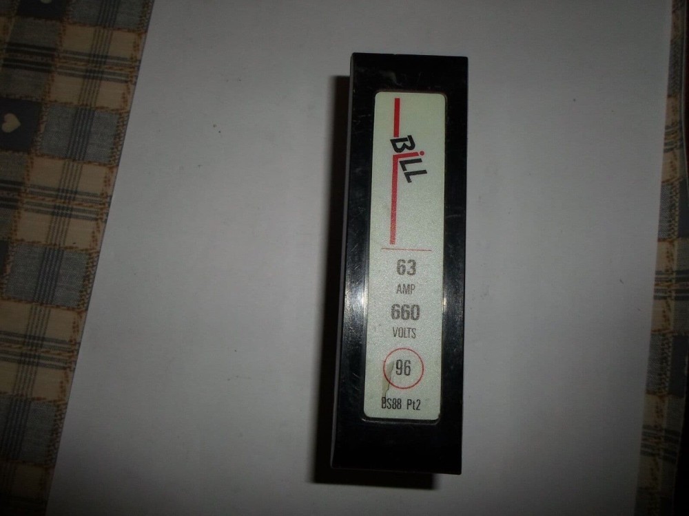 BILL 63 AMP 660V BS88 FUSE HOLDER NUMBER 96