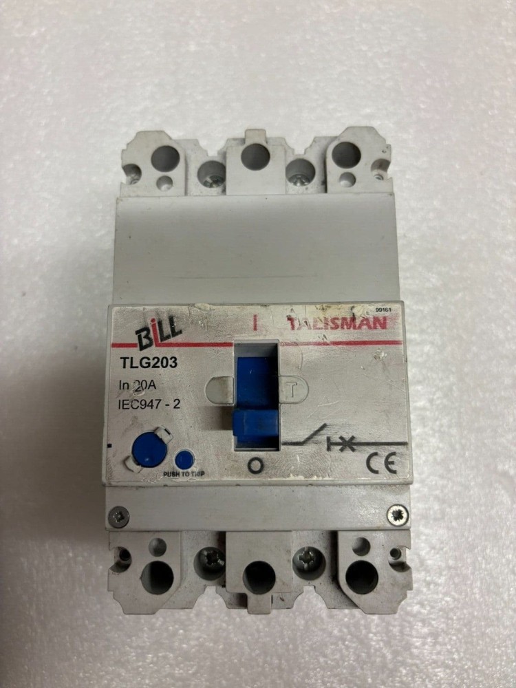 BILL TALISMAN /MEM 20 AMP TLG203/ MGL203 MEMSHIELD 2 TRIPLE POLE MCCB NOTE