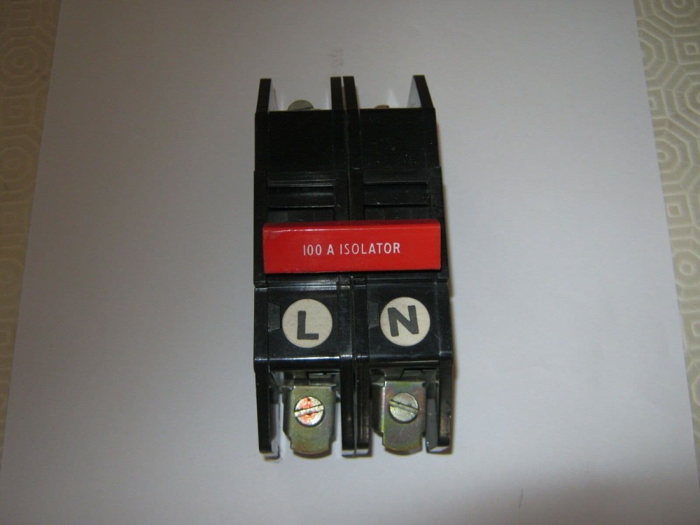 DORMAN SMITH LOADMASTER 100A DOUBLE POLE ISOLATOR