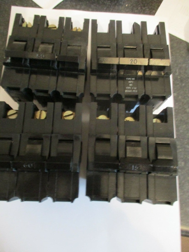 FEDERAL ELECTRIC NA3P 05 10 15 20 25 30 40 50 60 AMP TYPE 4 M5 TRIPLE ...