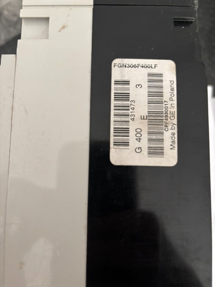 GE RECORD PLUS FG400 400 AMP FGN306F400LF/FGTAA3L0400 3 PHASE ...