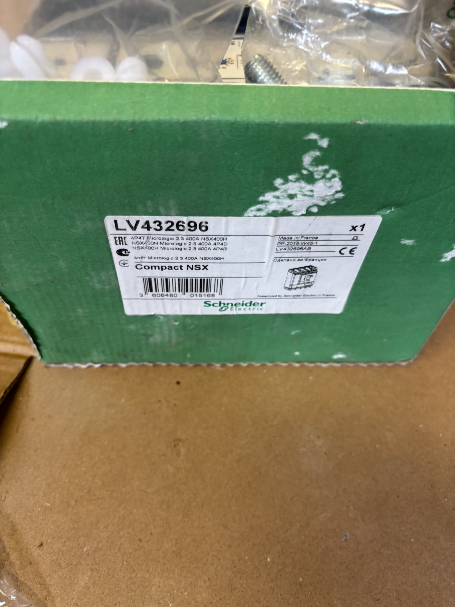 SCHNEIDER NSX 160F TM 125D 125 AMP MGP1253 ADJUSTABLE MCCB CIRCUIT BREAKER