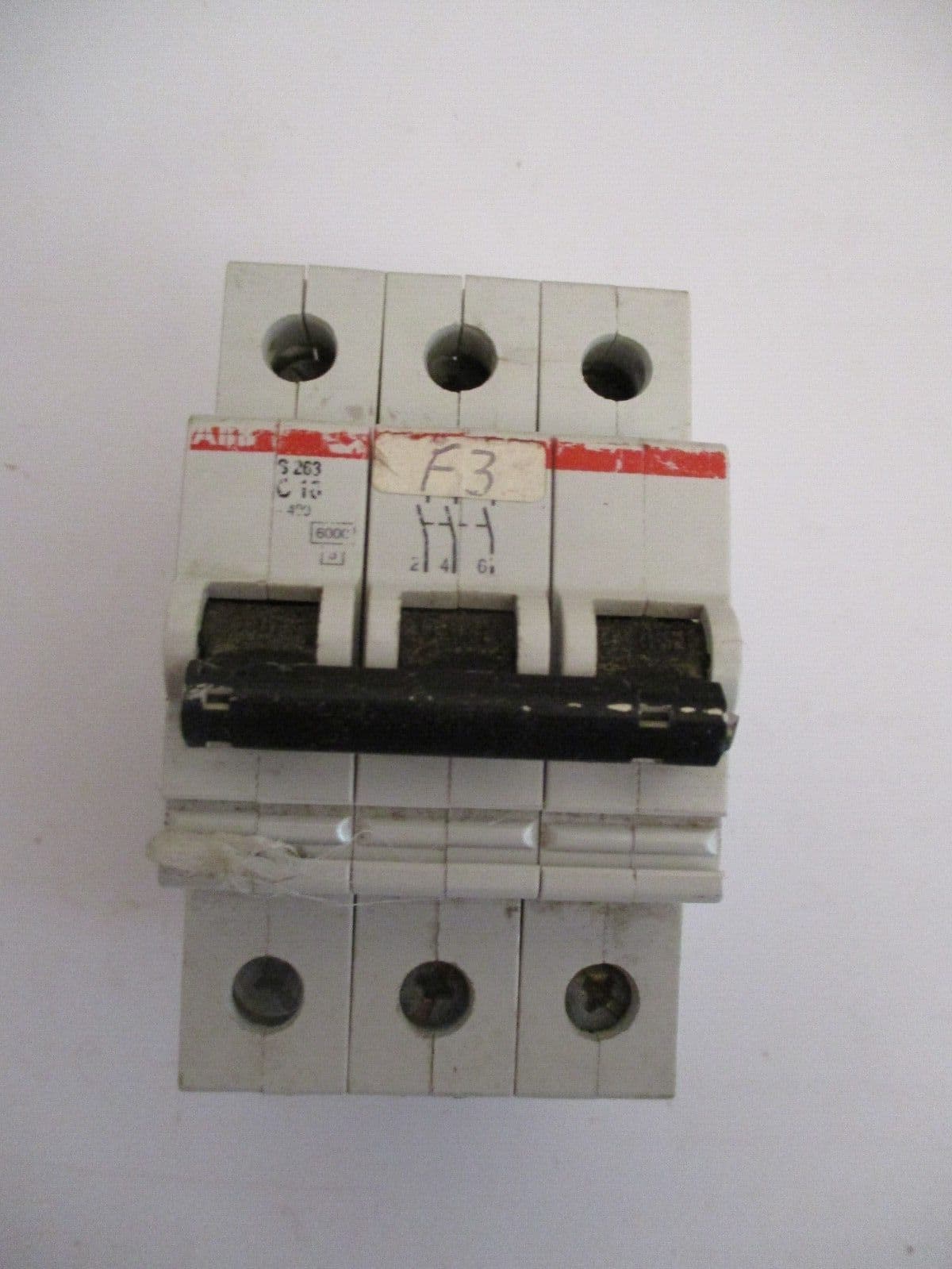 ABB STOTZ S263 C10 10 AMP 6KA TRIPLE POLE MCB CIRCUIT BREAKER