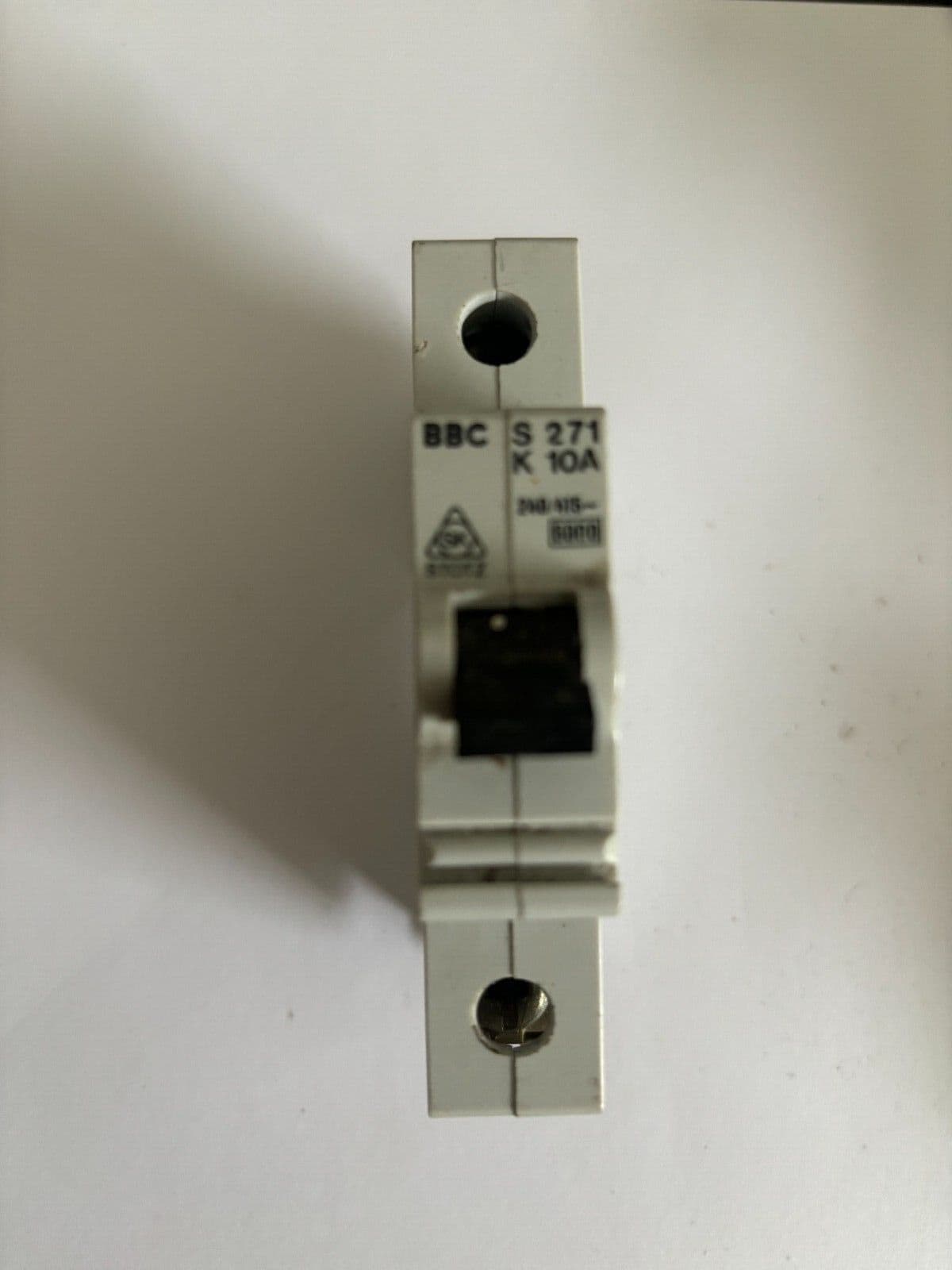 ABB STOTZ S271 K 10A 10 AMP 6KA SINGLE POLE MCB CIRCUIT BREAKER