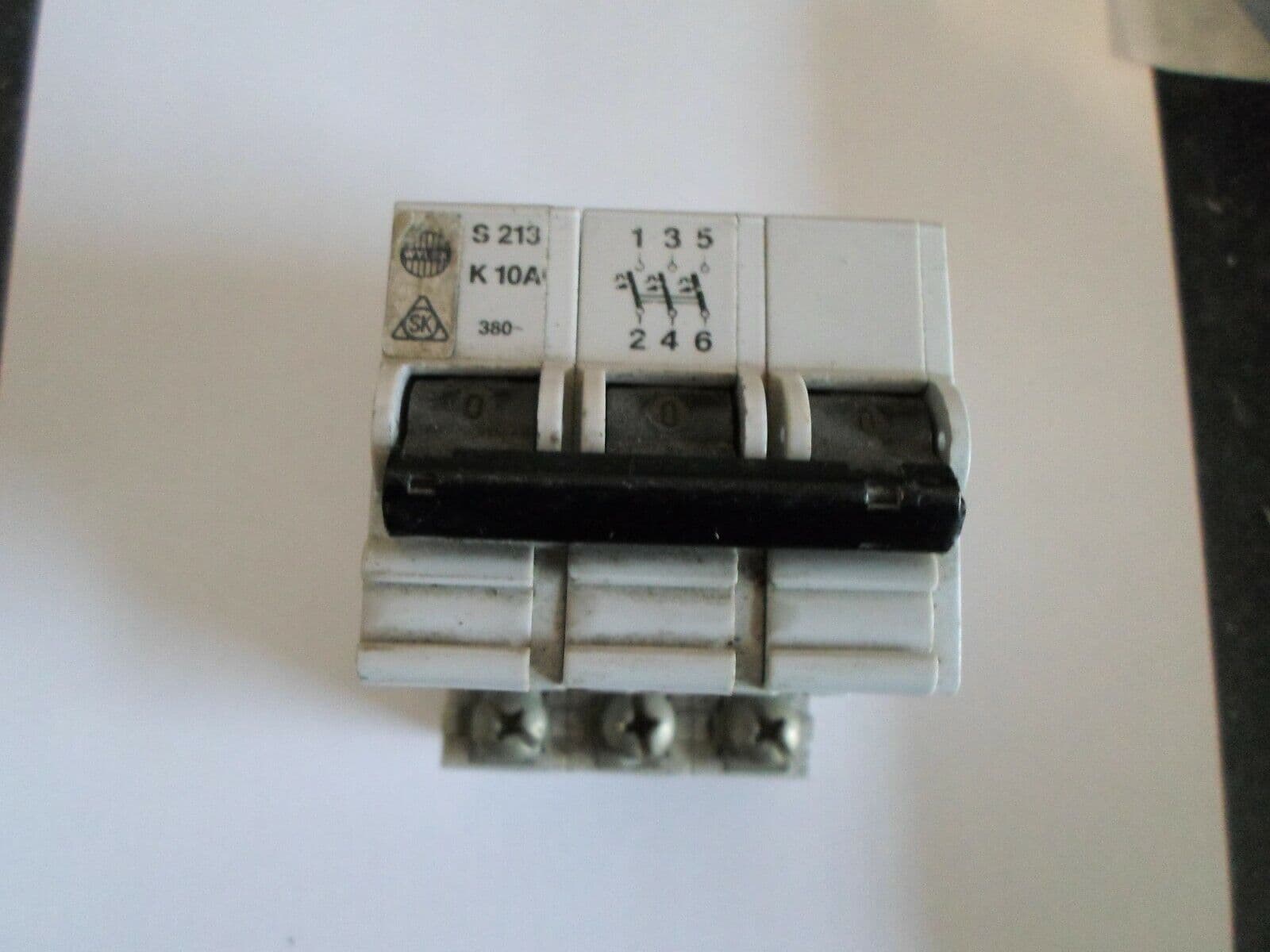 BBC WYLEX STOTZ KONTAKT S213 K 10A 10 AMP 10KA TRIPLE POLE MCB CIRCUIT ...