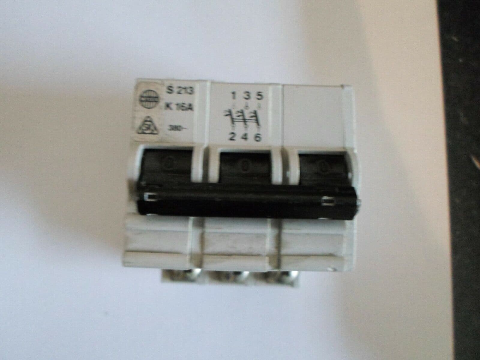 BBC WYLEX STOTZ KONTAKT S213 K 16A 16 AMP 10KA TRIPLE POLE MCB CIRCUIT BREAKER