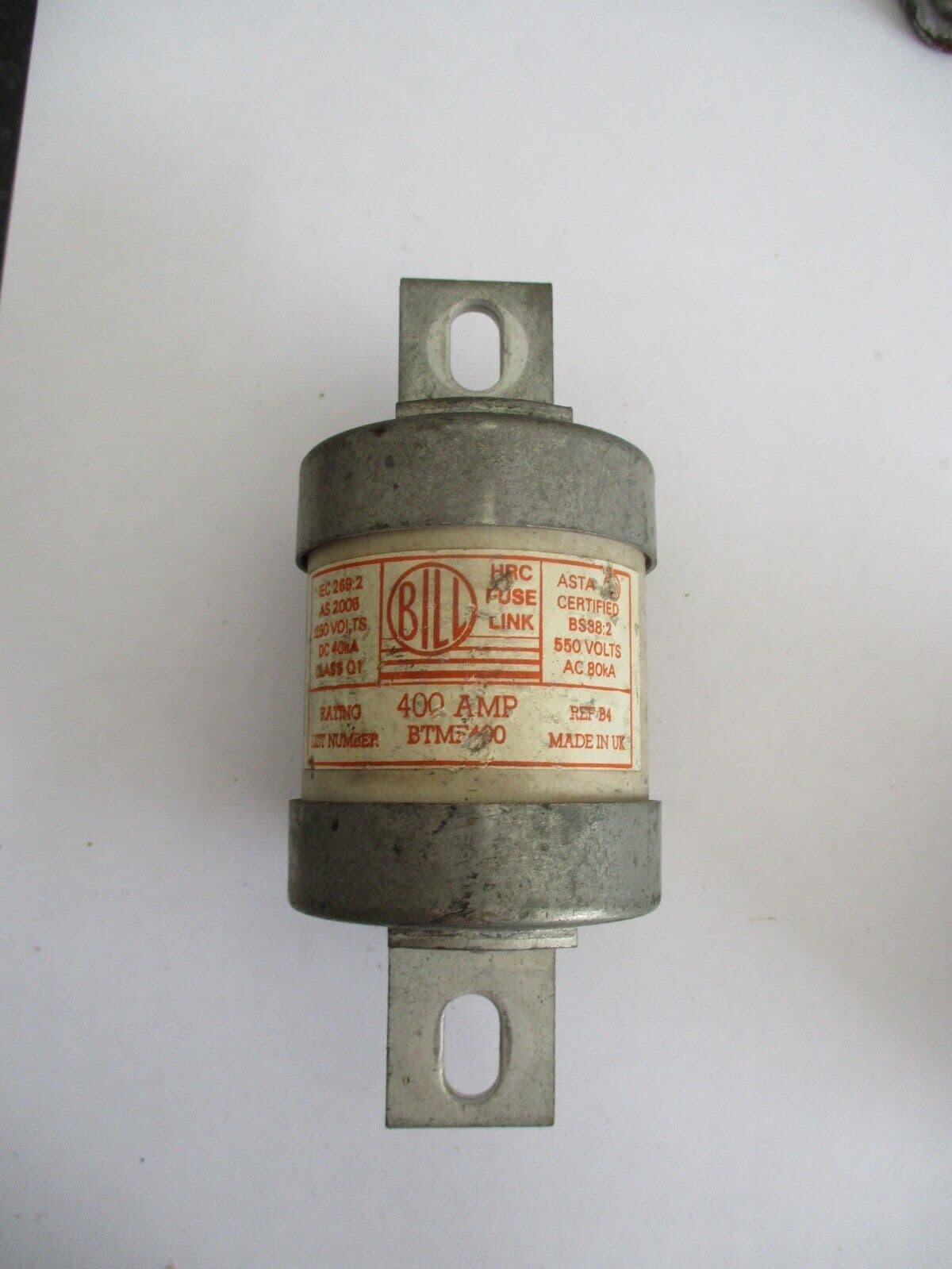 BILL 400 AMP BTMF400 550V HRC FUSE LINK
