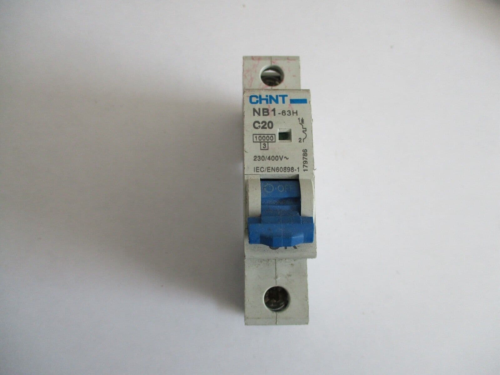 CHINT NB1-63H C20 20 AMP 10 KA SINGLE POLE MCB CIRCUIT BREAKER