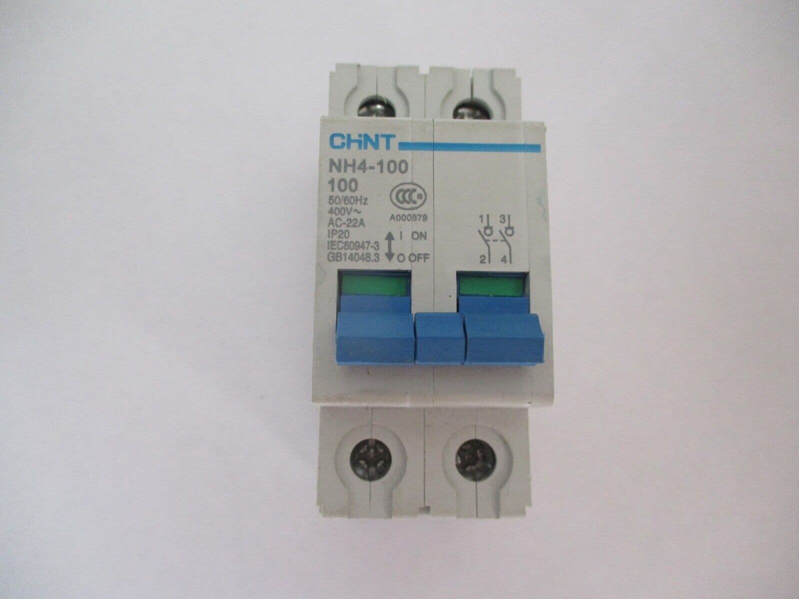 CHINT NH4-100 100 AMP DOUBLE MAIN SWITCH ISOLATOR