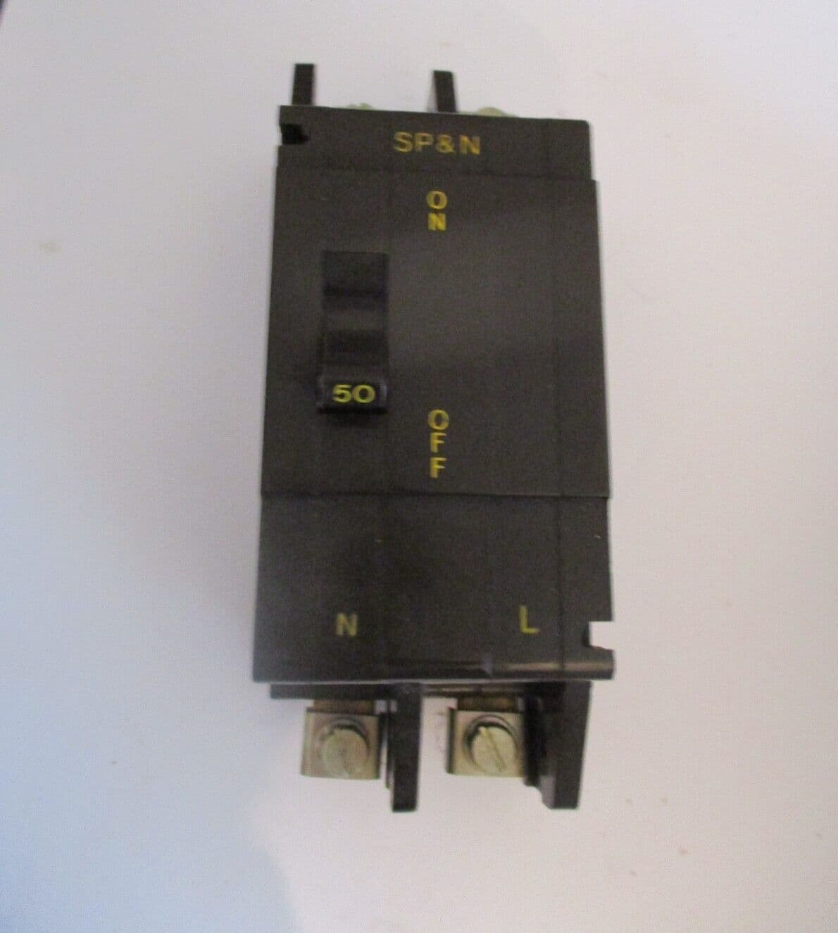 CRABTREE C50 50 AMP SP & N DOUBLE POLE MCB CIRCUIT BREAKER 51/50