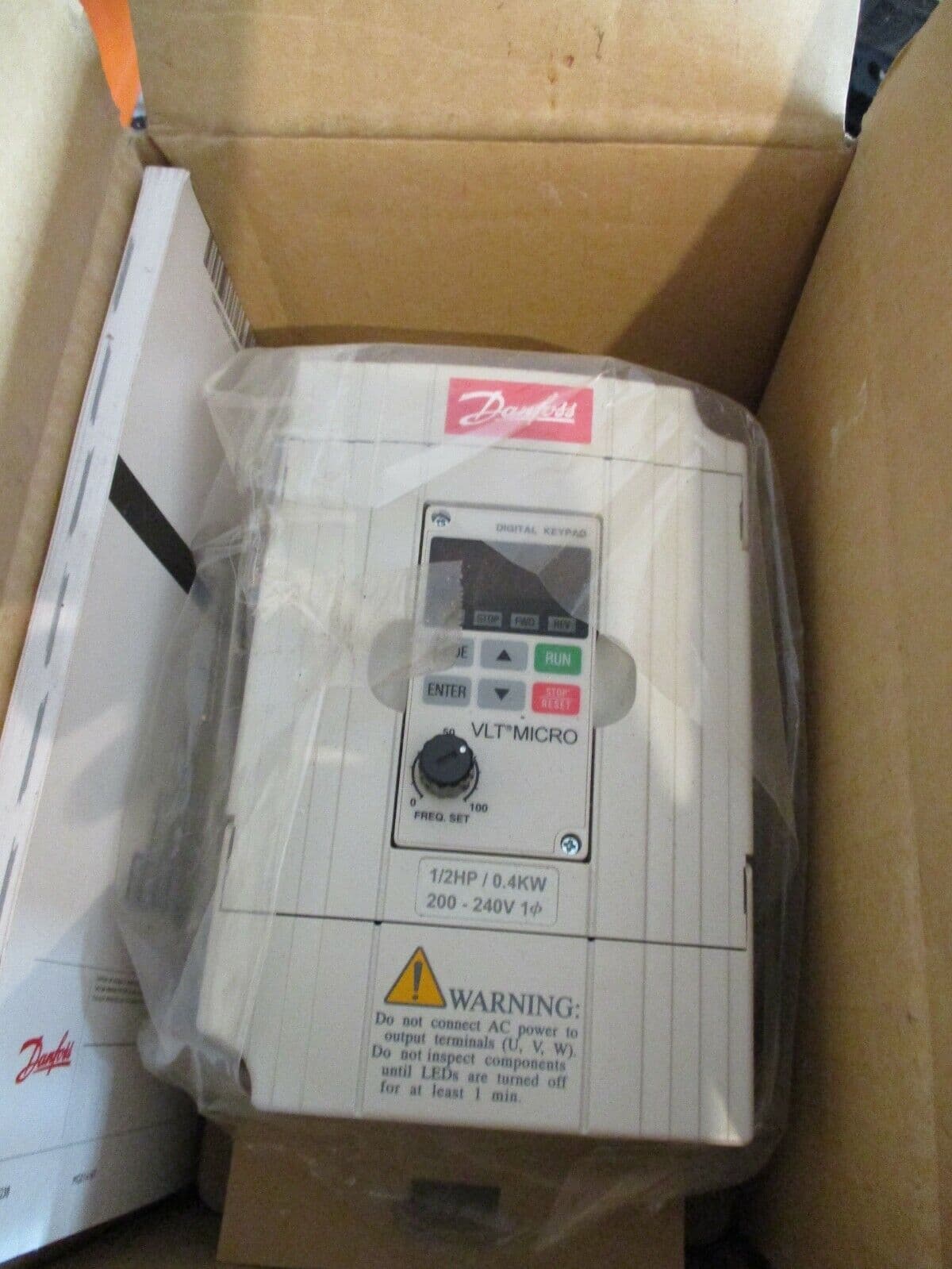 DANFOSS VLT MICRO VARIABLE SPEED DRIVE 176F7306