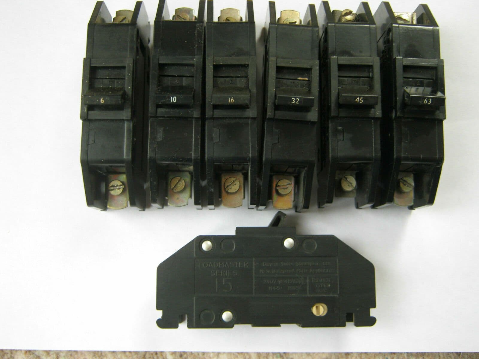 DORMAN SMITH LOADMASTER SERIES 15 6 10 16 20 32 40 45 63 AMP SINGLE ...