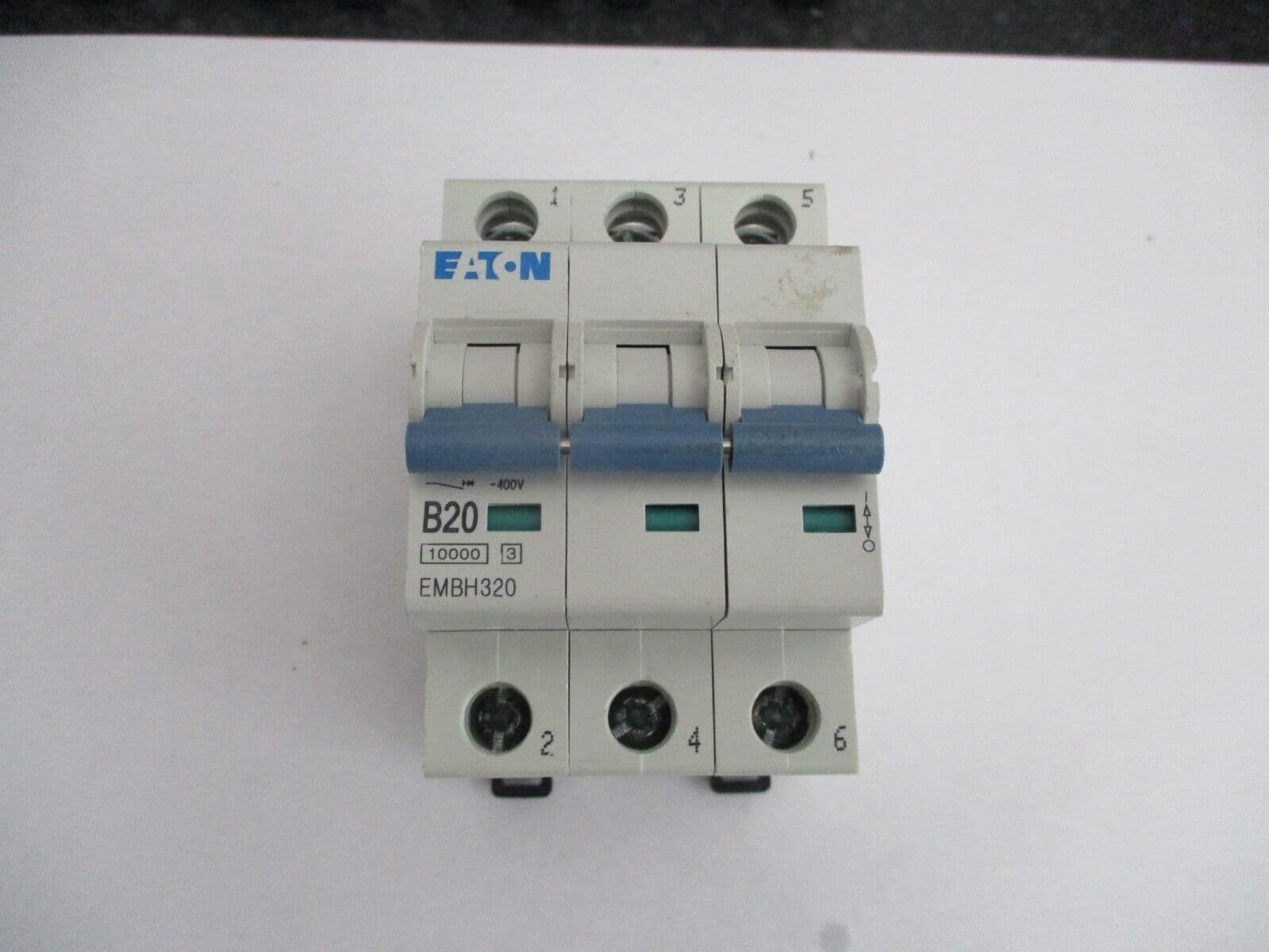 EATON EMBH320 B20 20 AMP TRIPLE POLE MCB CIRCUIT BREAKER