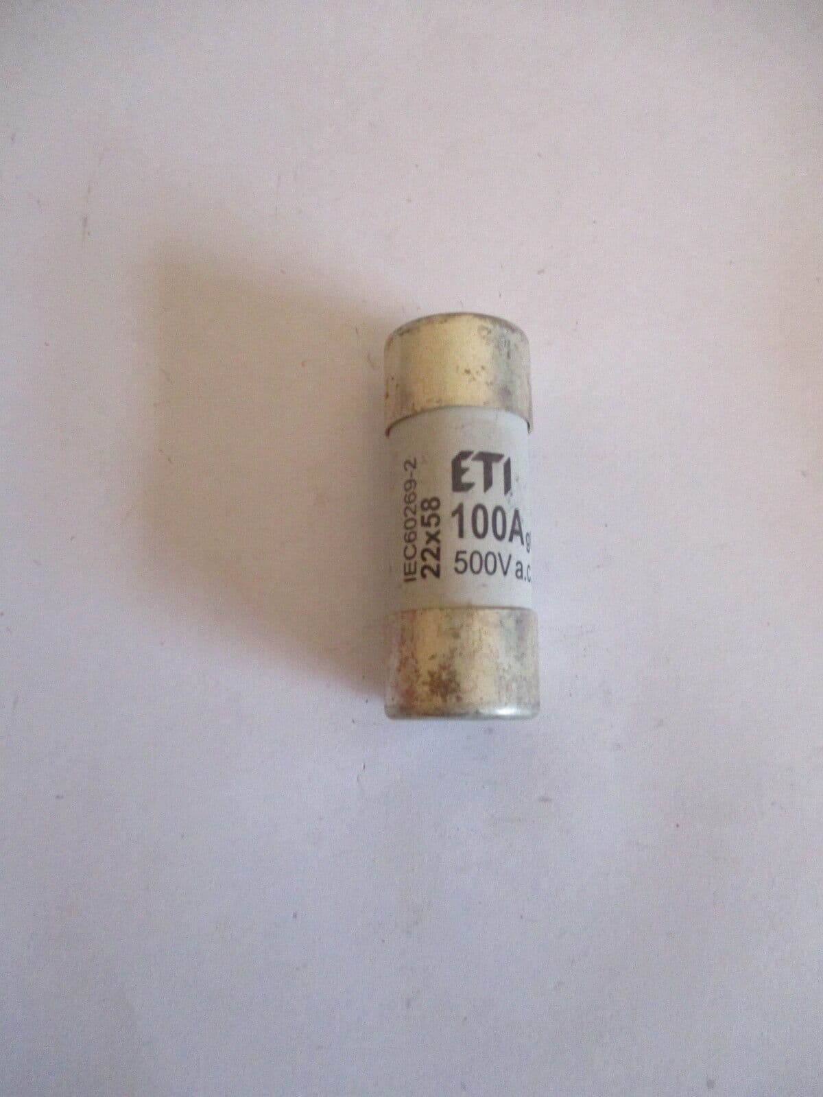 ETI 100 AMP 500V AC 120KA 22X58MM FUSE