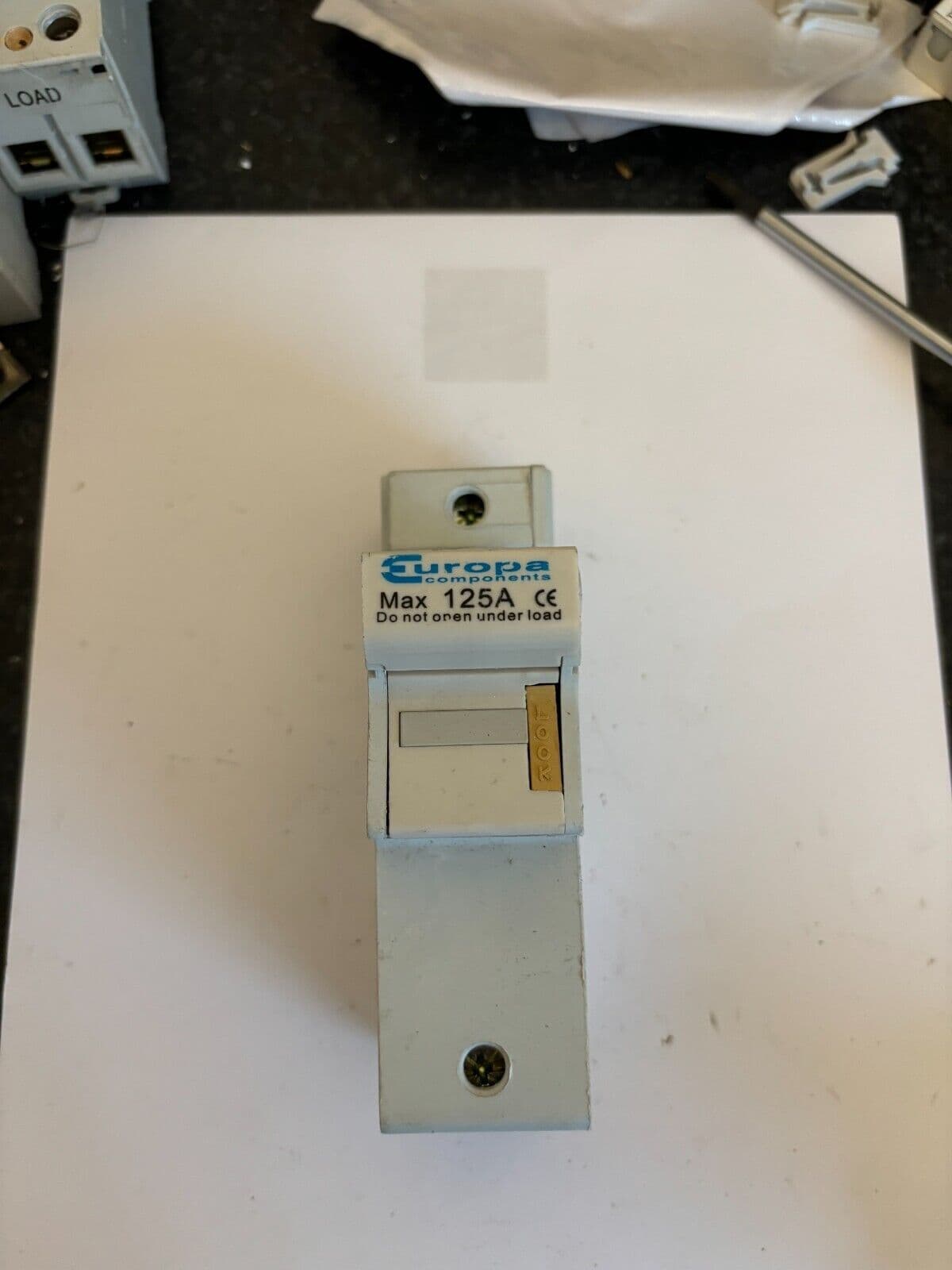 EUROPA COMPONENTS 125A 125 AMP MAX FUSE HOLDER