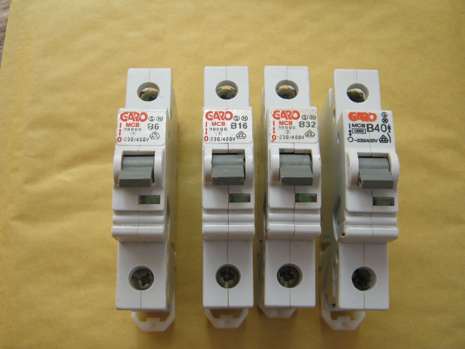 GARO B6 6 AMP 10KA SINGLE POLE MCB CIRCUIT BREAKER