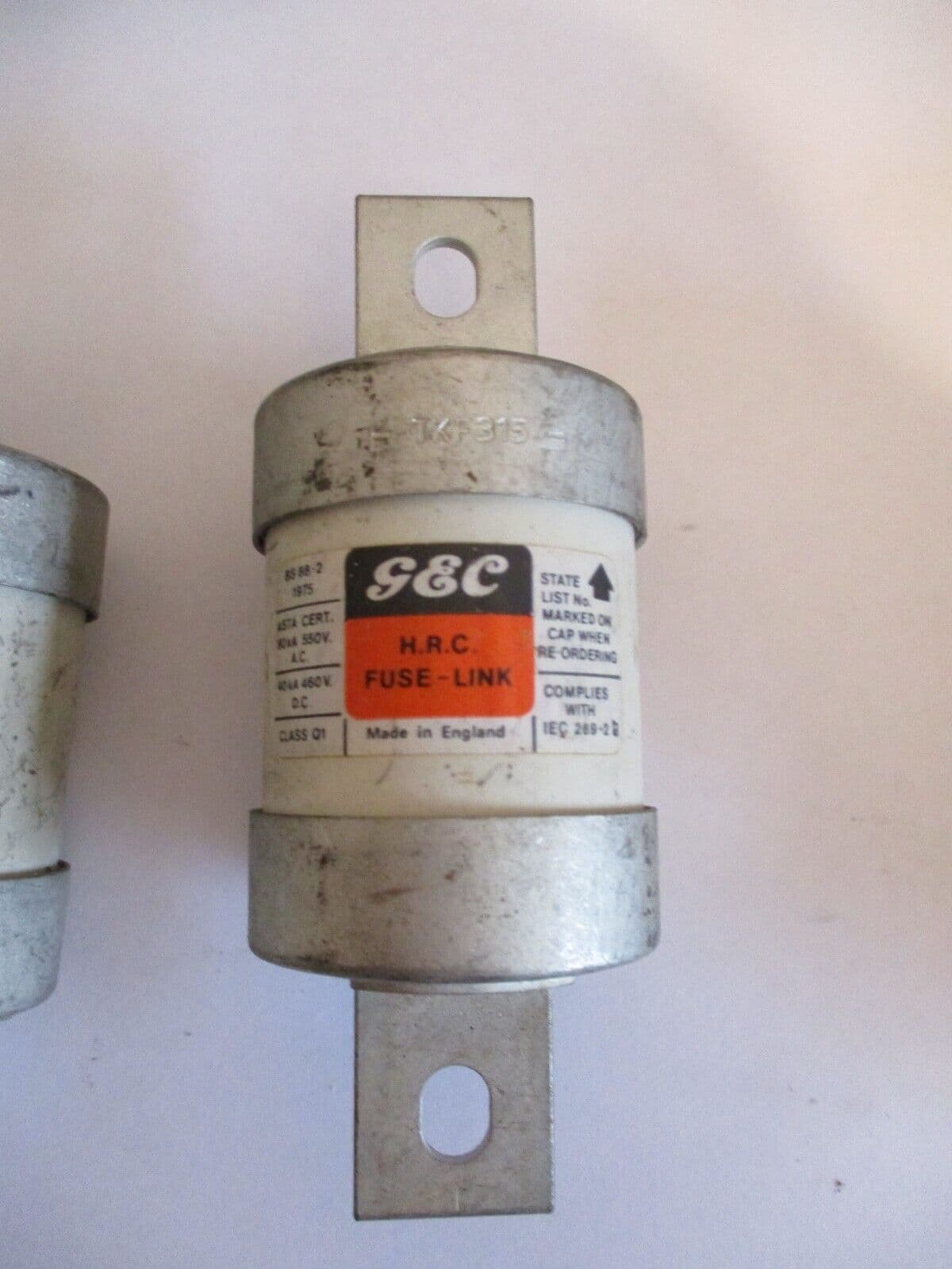GEC 250 AMP TKF250 HRC FUSE LINK ORANGE