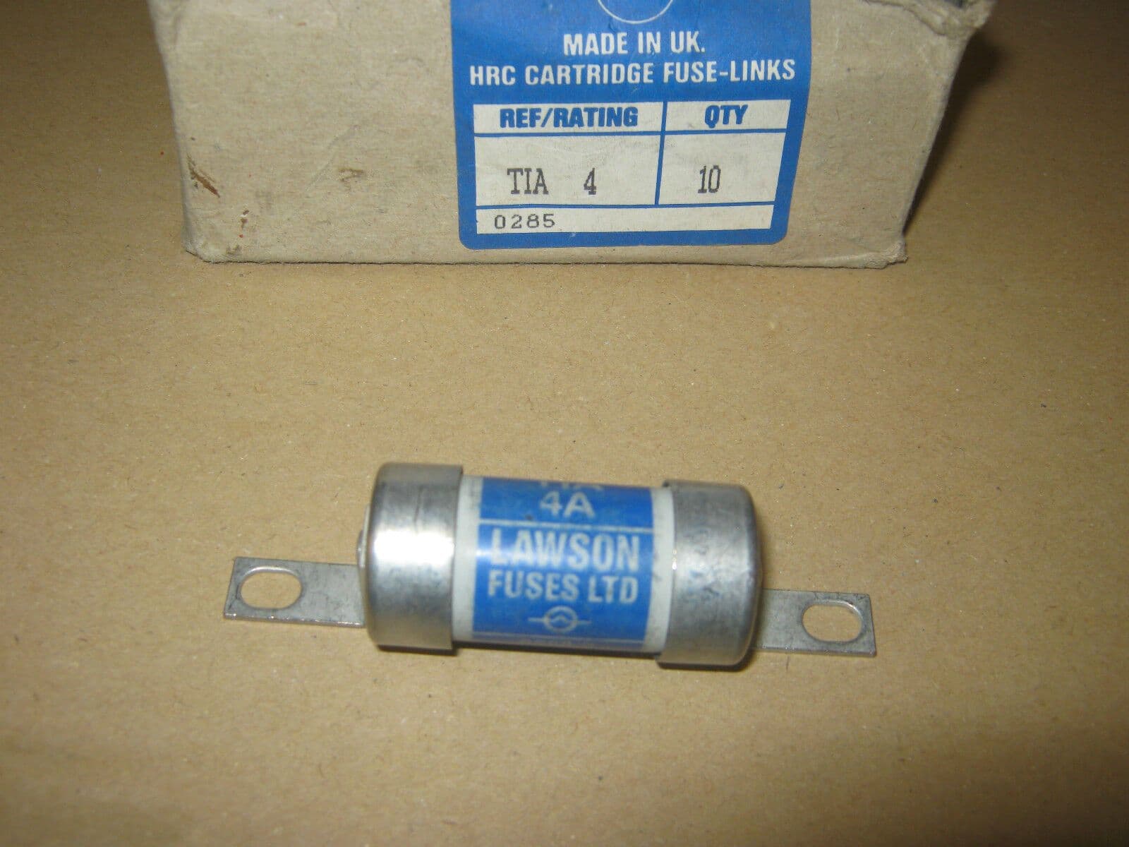LAWSON TIA4 4A 4 AMP BS88 HRC FUSE