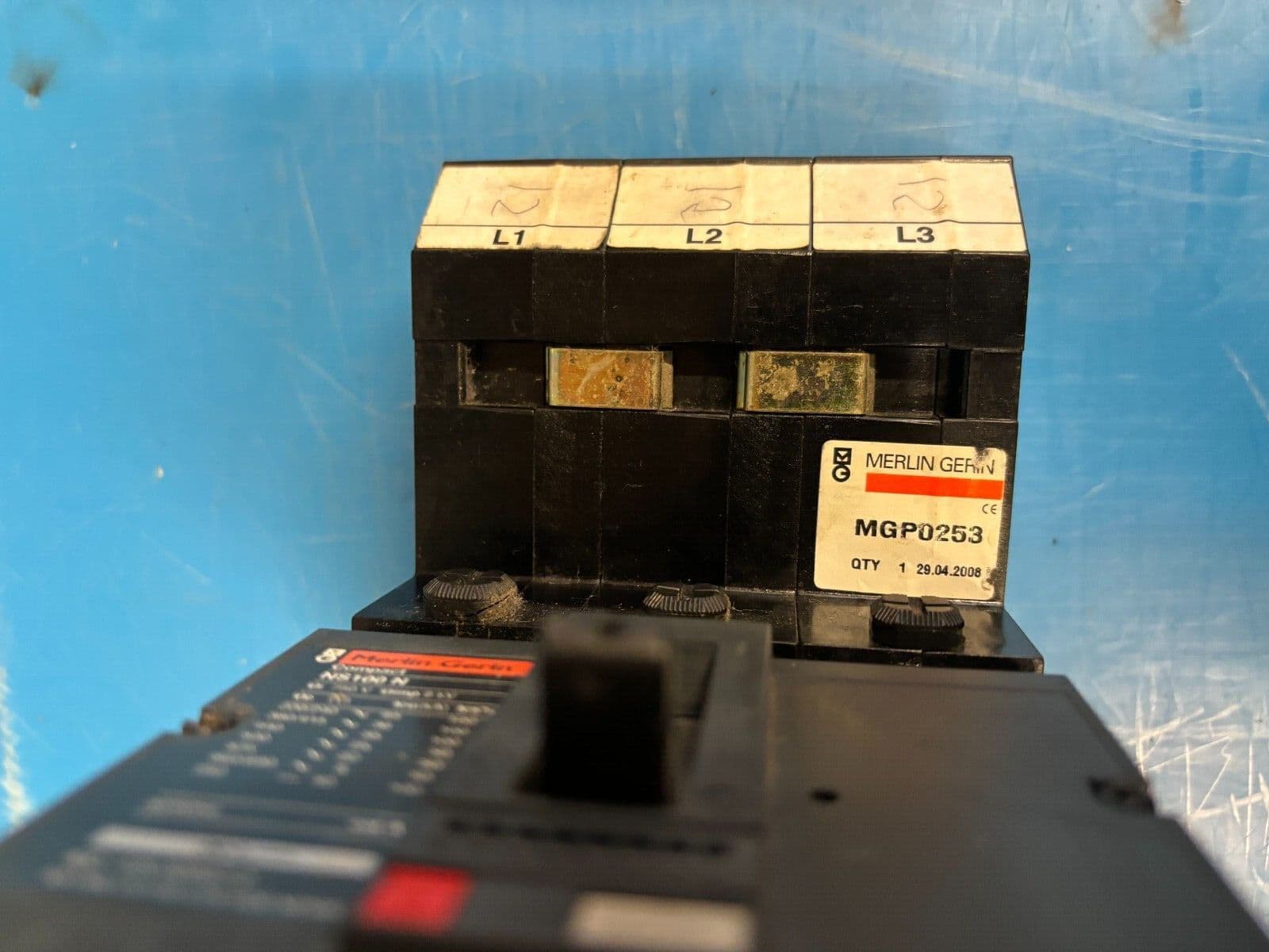 MERLIN GERIN NS160N TM25D MGP0253 25 AMP TRIPLE POLE ADJUSTABLE MCCB