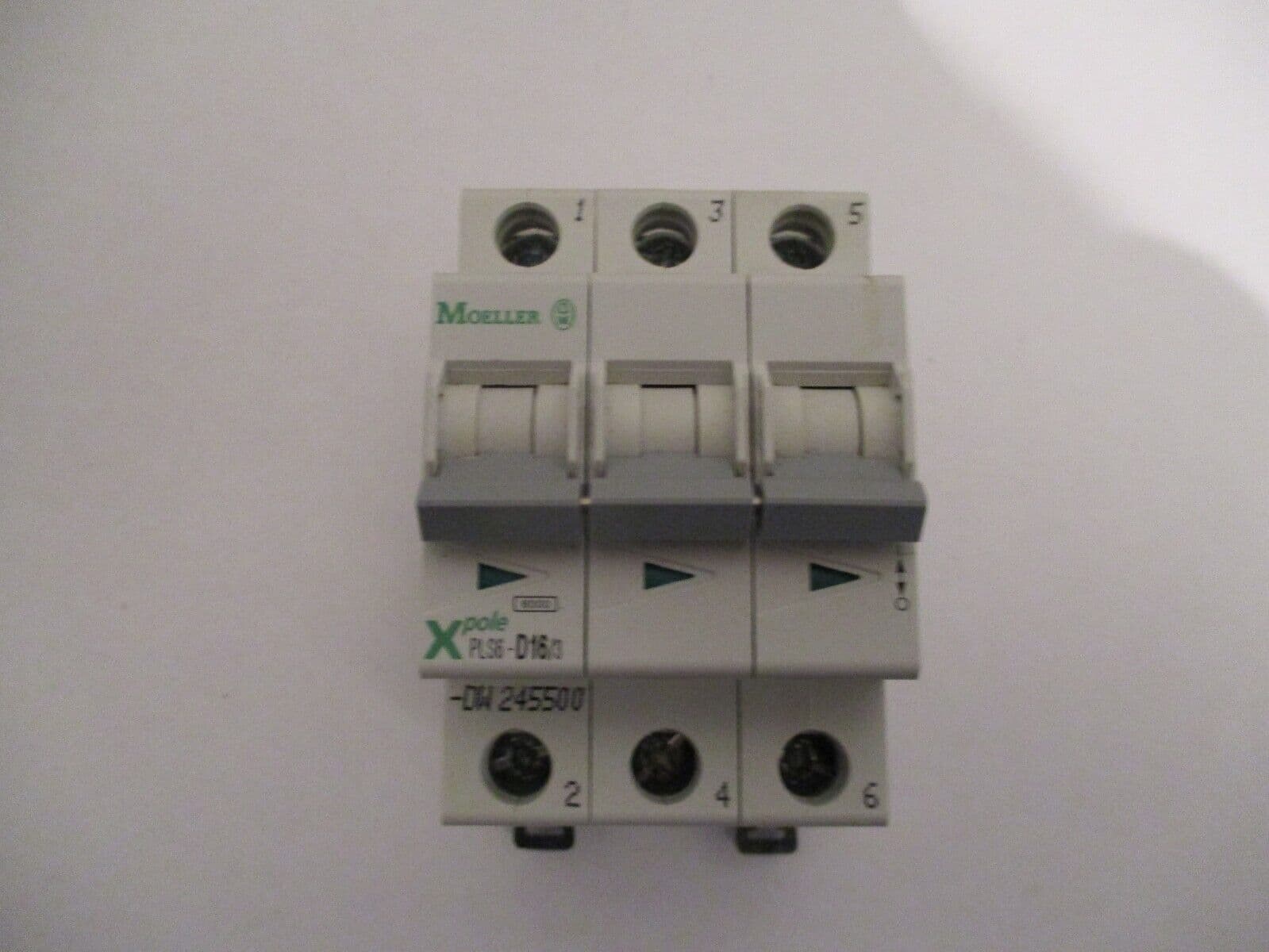 MOELLER EATON XPOLE D16 16 AMP PLS6-D16/3 DW 10KA TRIPLE POLE CIRCUIT ...