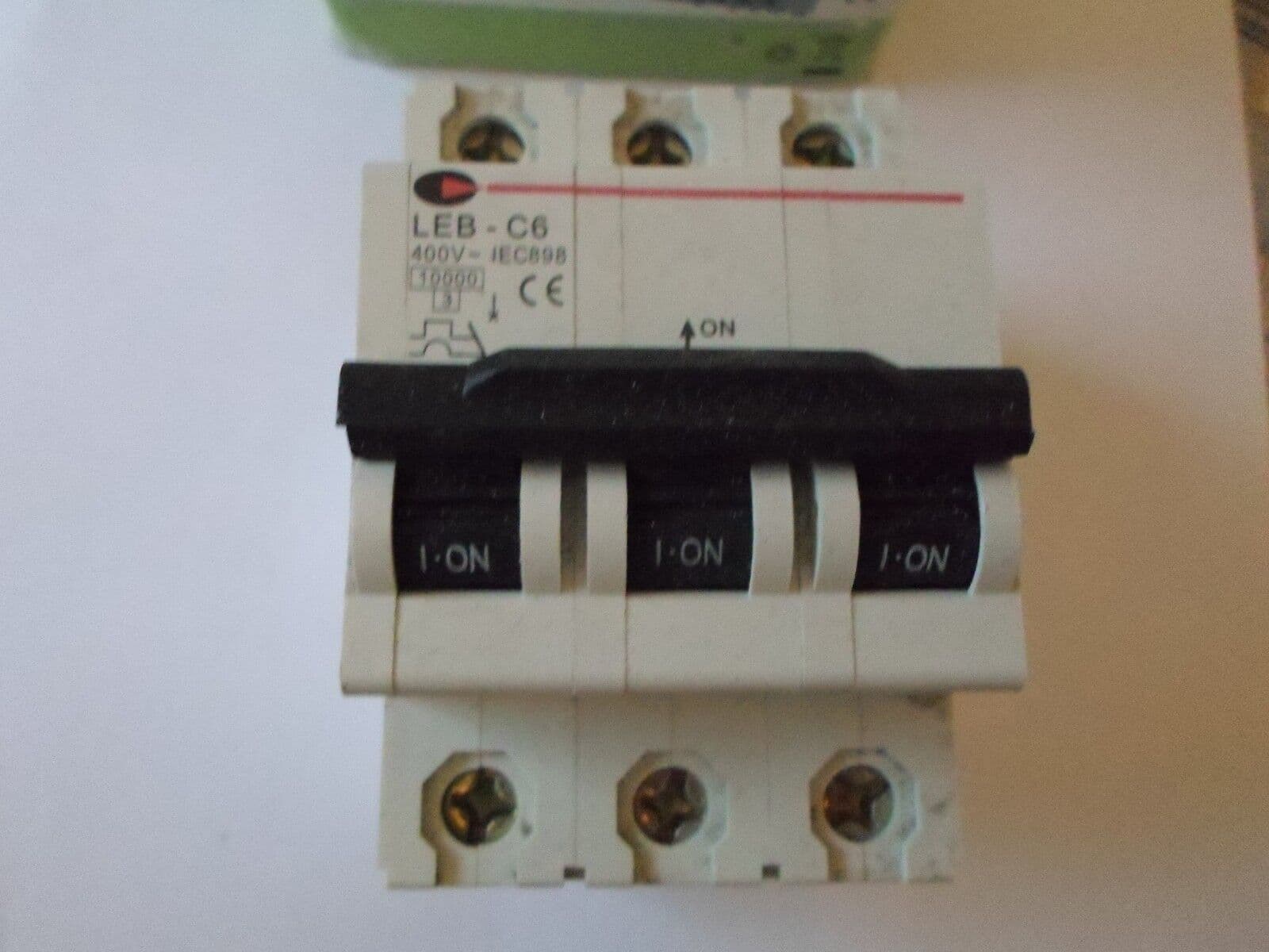 NEW LEWDEN CGD C6 6 AMP LEB 3C6 10KA SINGLE POLE MCB CIRCUIT BREAKER