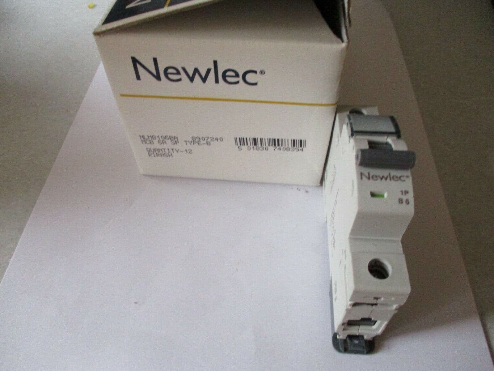 NEW NEWLEC B6 6 AMP NLMB106BA 6KA SINGLE POLE MCB CIRCUIT BREAKER