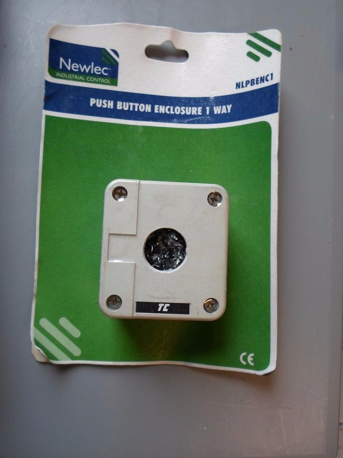 NEWLEC NLPBENC1 PUSH BUTTON 1 WAY GREY ENCLOSURE