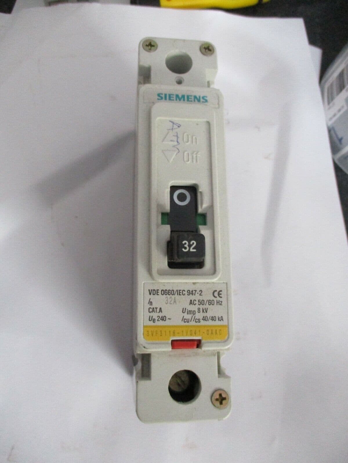 SIEMENS 3VF3 32 AMP 25KA MCCB CIRCUIT BREAKER 3VF3116-1VG41-0AA0