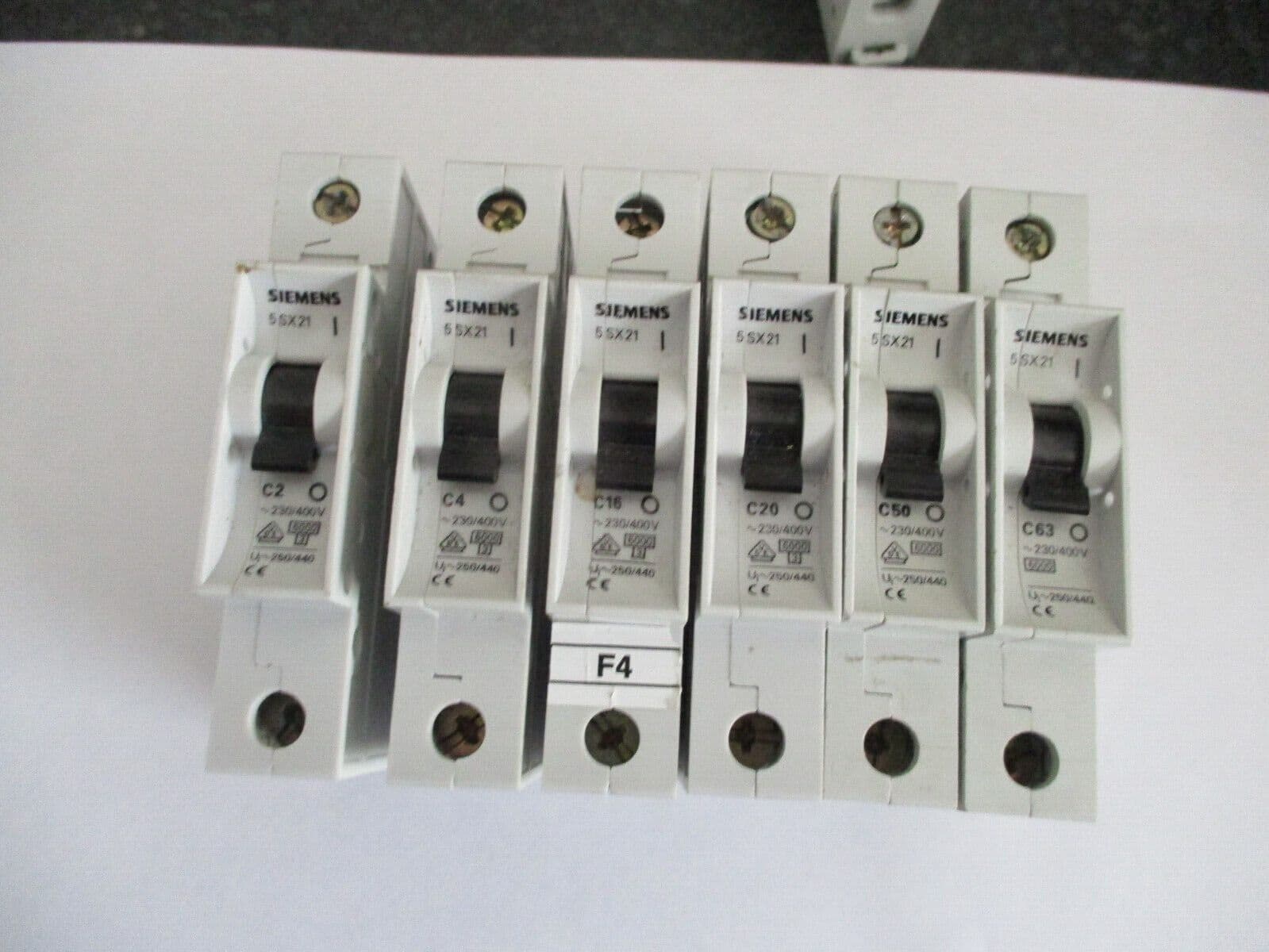 SIEMENS 5SX21 C1 C2 C3 C4 C6 C10 C16 C20 C32 C40 C50 C63 6KA SINGLE ...