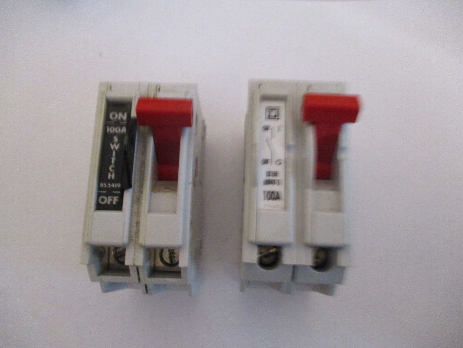 SQUARE D 100 AMP QO1100M / QO1-100M DOUBLE POLE MAIN SWITCH BS 60947-3 ...