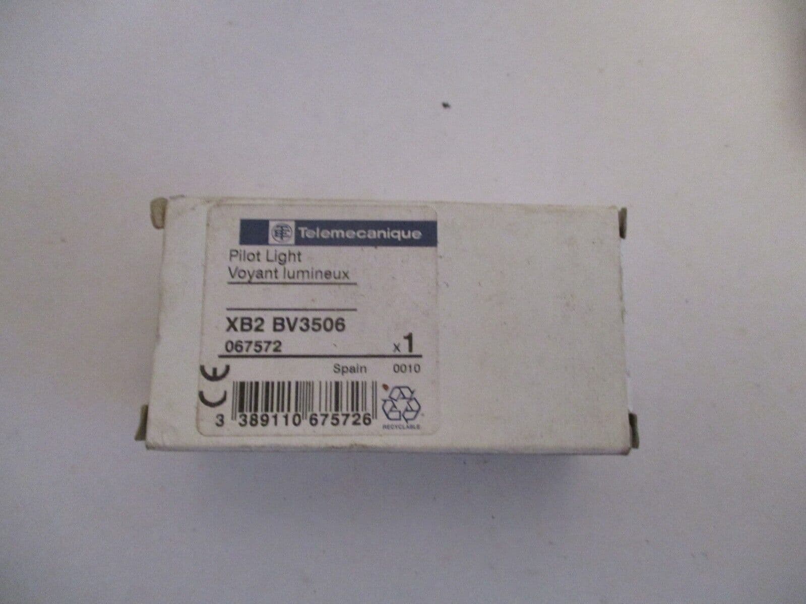 TELEMECANIQUE XB2BV3506 PILOT LIGHT