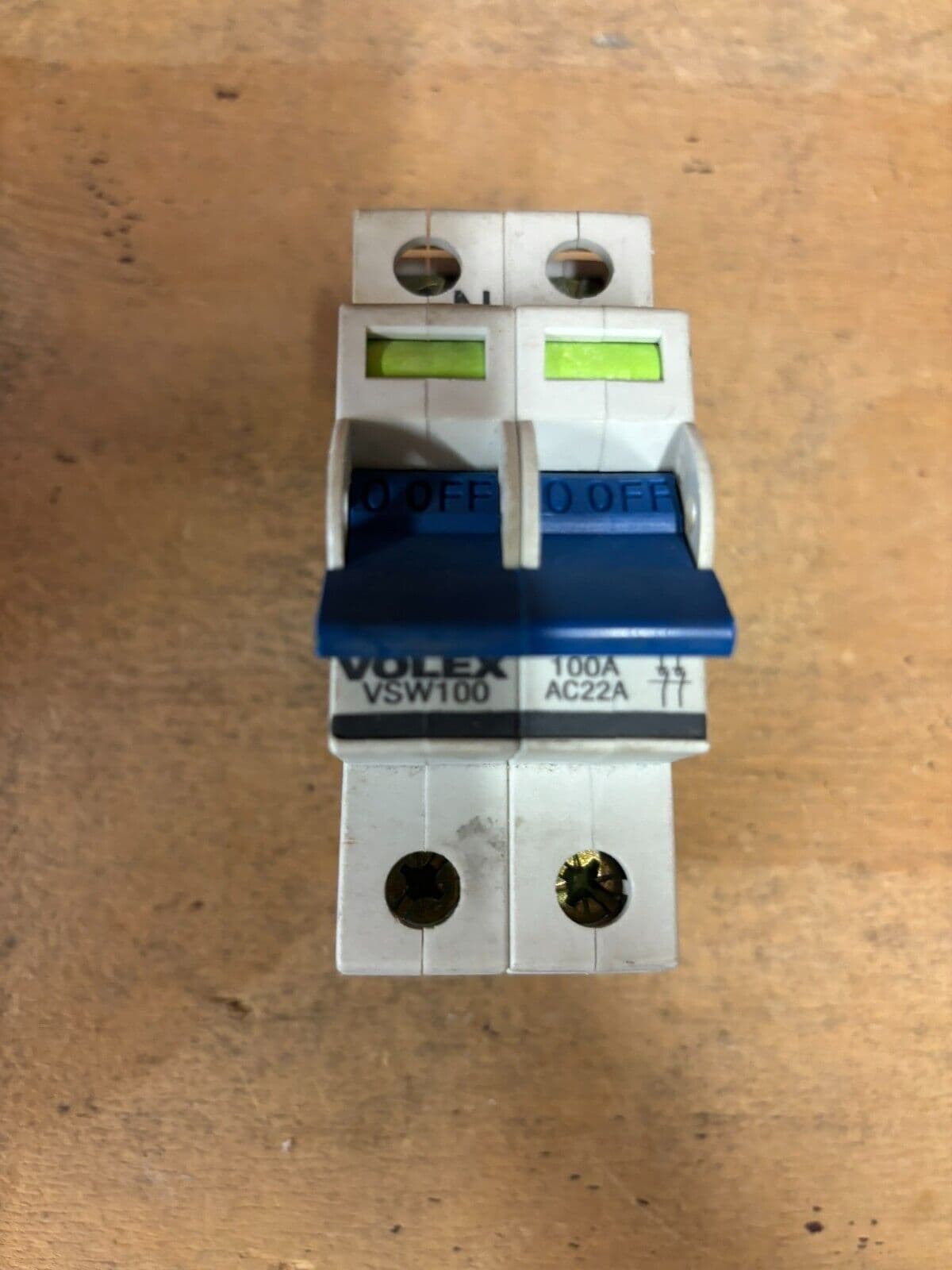 VOLEX VSW100 100 AMP DOUBLE POLE MAIN SWITCH