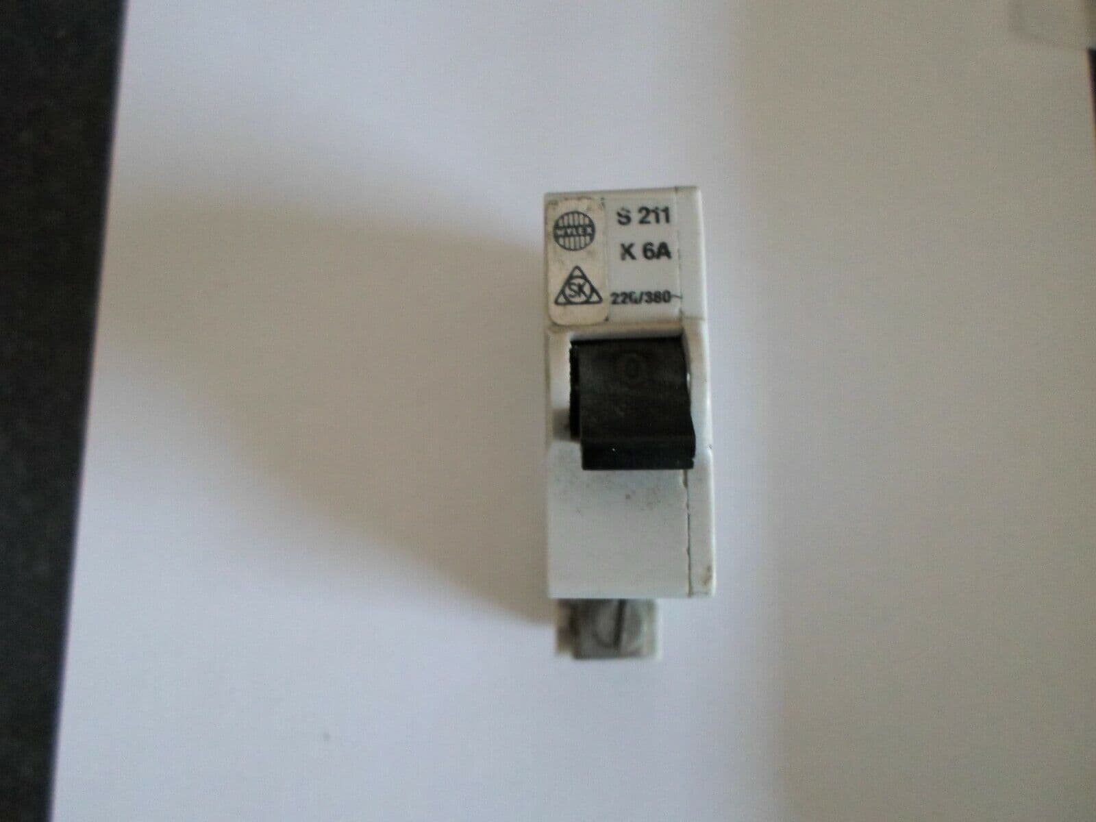 WYLEX BBC STOTZ KONTAKT S211 K6A 6 AMP SINGLE POLE MCB CIRCUIT BREAKER