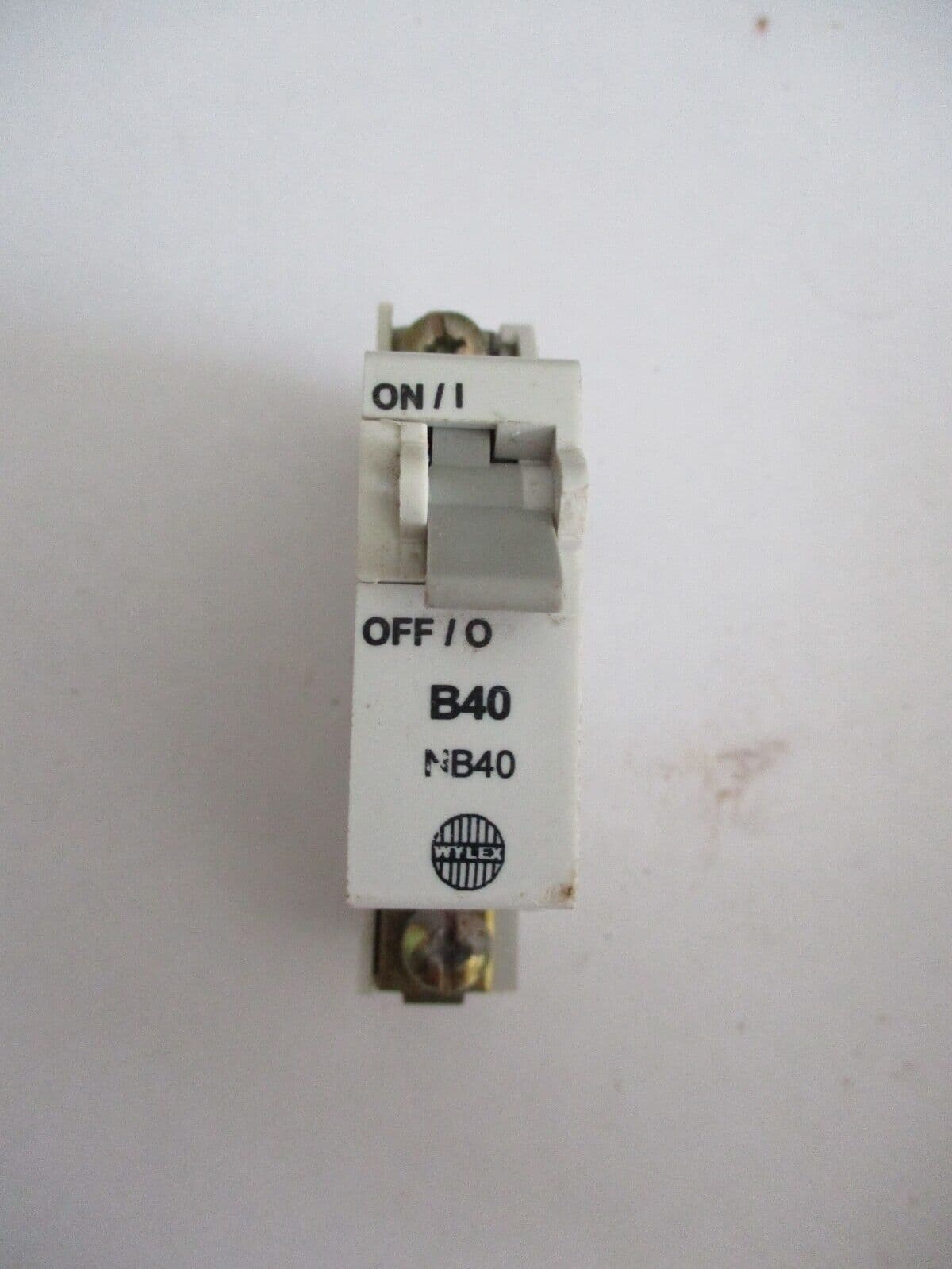 WYLEX NB40 40 AMP CRABTREE SB6000 STYLE SINGLE POLE MCB CIRCUIT BREAKER