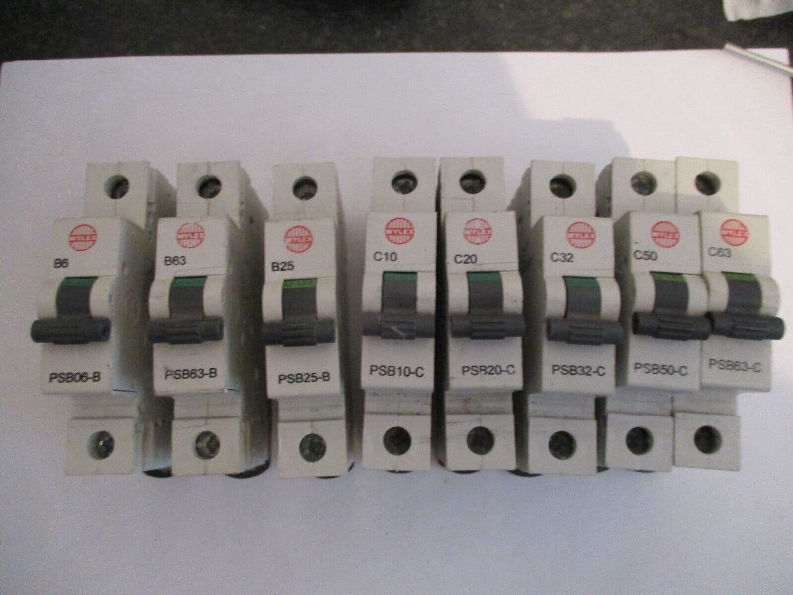 WYLEX PSB SERIES 2 B & C RATED 6 10 16 20 32 40 50 63 AMP 10KA SINGLE ...