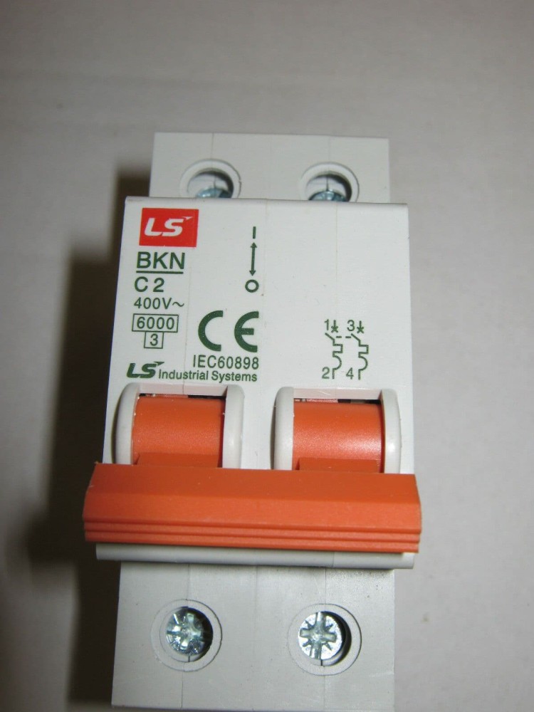 LS INDUSTRIAL SYSTEMS BKN C16 16 AMP 6KA DOUBLE POLE MCB CIRCUIT BREAKER