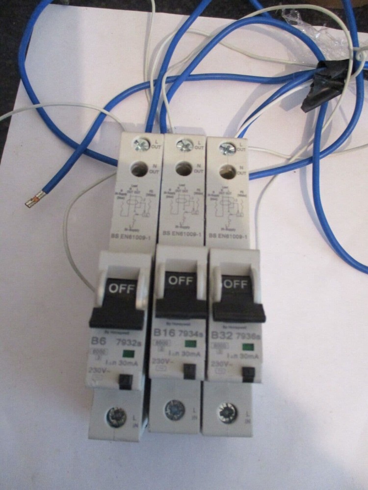 MK SENTRY B6 B10 B16 B20 B32 B40 30mA 6KA SINGLE POLE RCBOS