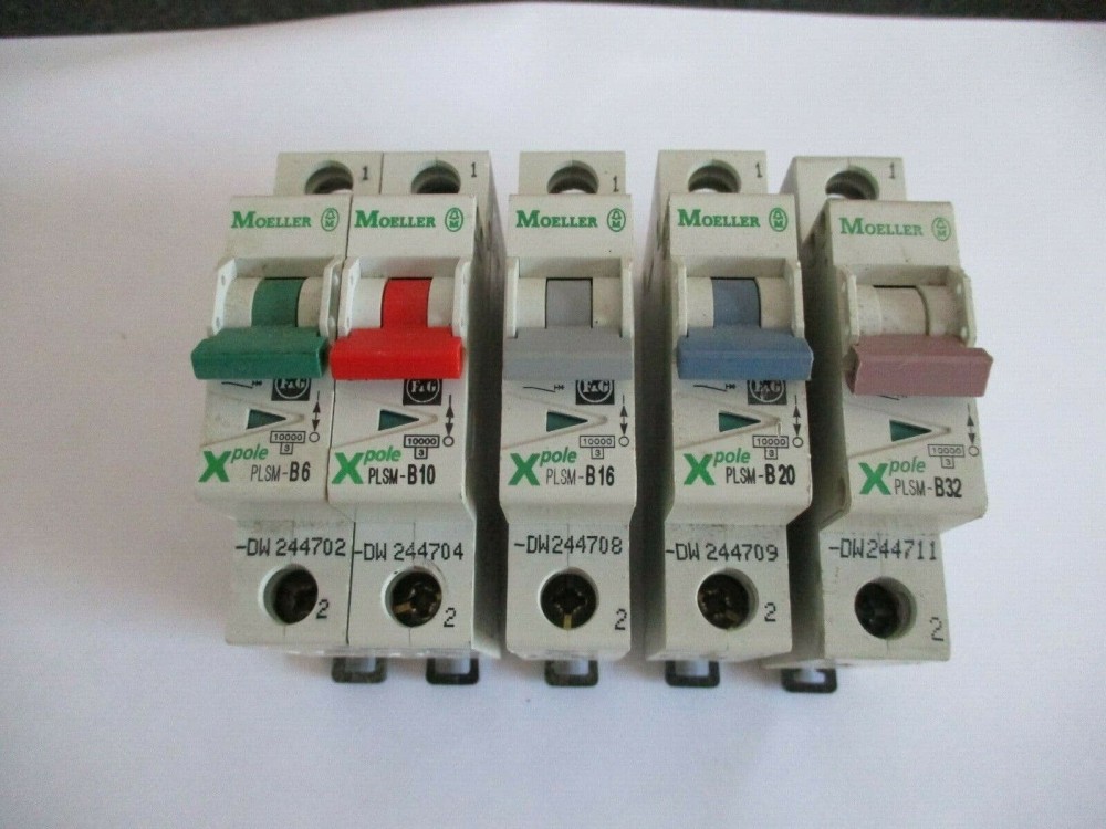 MOELLER XPOLE PLSM- B6 B10 B16 B20 B32 B40 10 KA SINGLE POLE MCBS