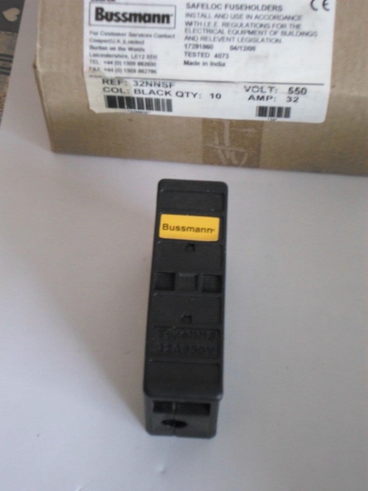 NEW BUSSMANN 32 AMP 32NNSFWHITE FUSEHOLDER