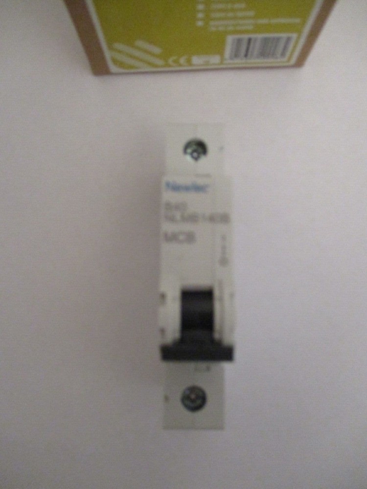 NEW NEWLEC B40 40 AMP NLMB140B 6KA SINGLE POLE MCB CIRCUIT BREAKER