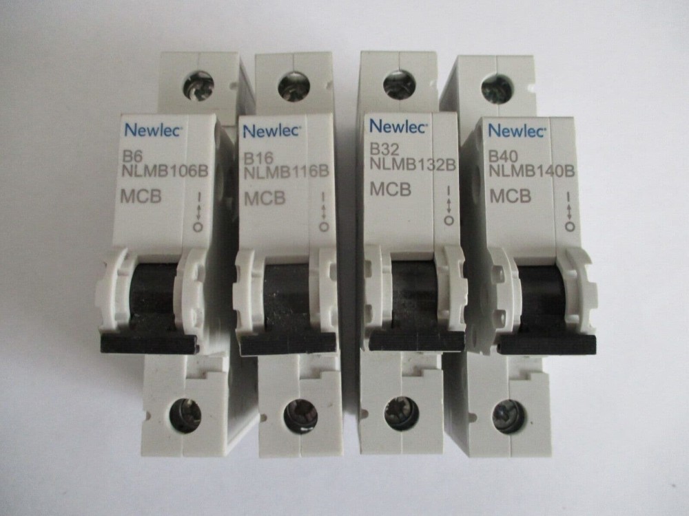 NEWLEC NLMB1 B6 B10 B16 B20 B32 B40 B50 6KA SINGLE POLE MCBS RECENT MODEL