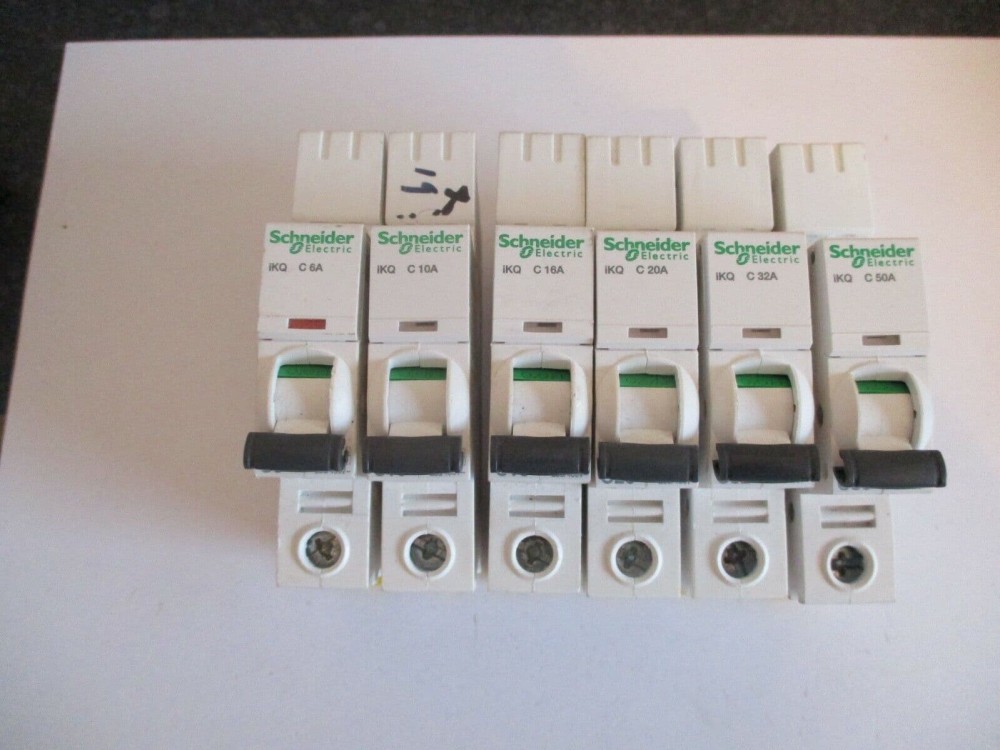 GE SERIES E B6 B10 B16 B20 B32 B40 AMP 6KA SINGLE POLE MCB CIRCUIT BREAKERS